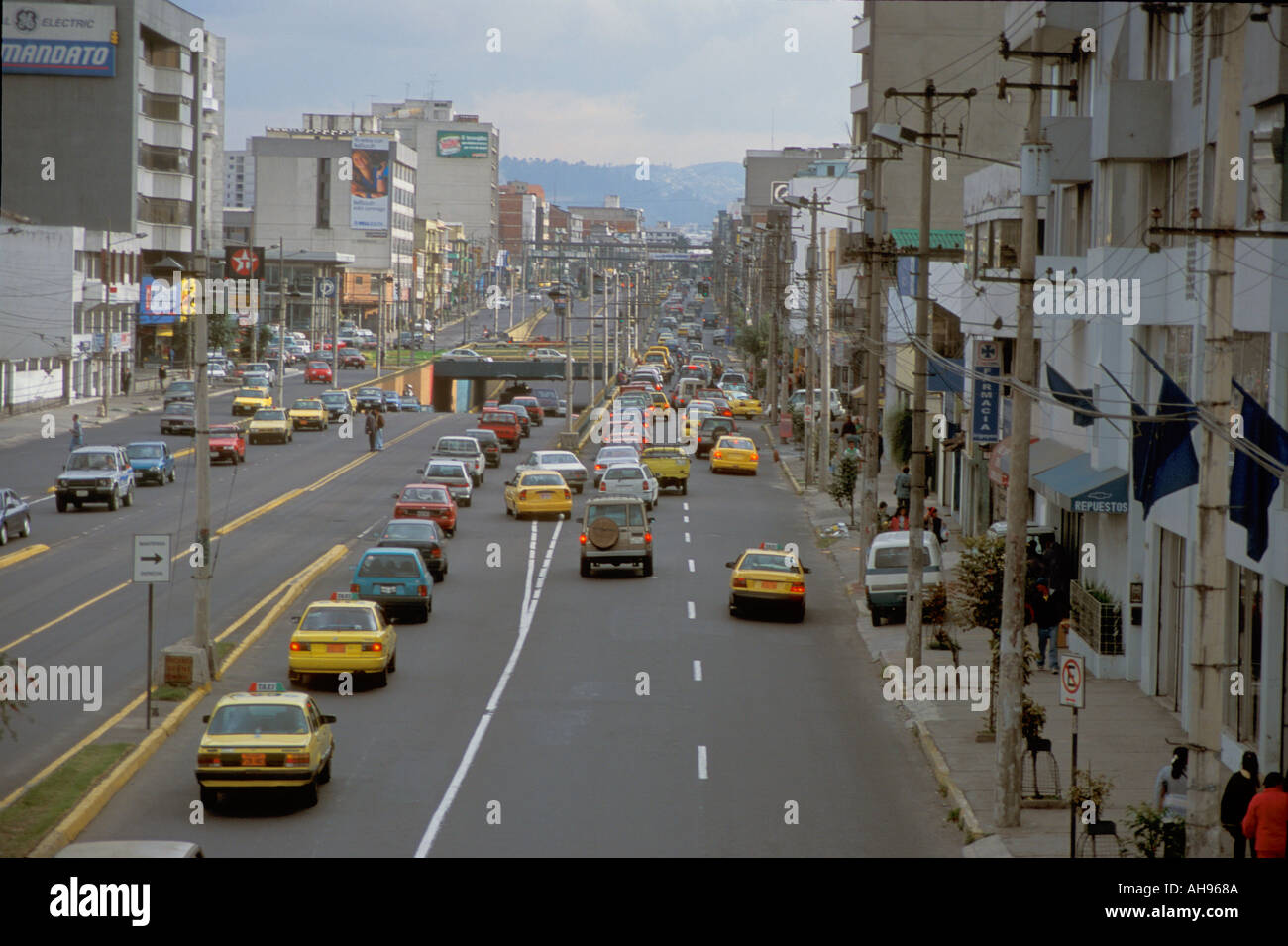 Quito Ecuador street scene Stock Photo - Alamy