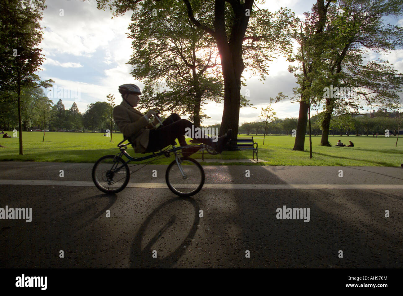 Recumbant bicycle hi-res stock photography and images - Alamy