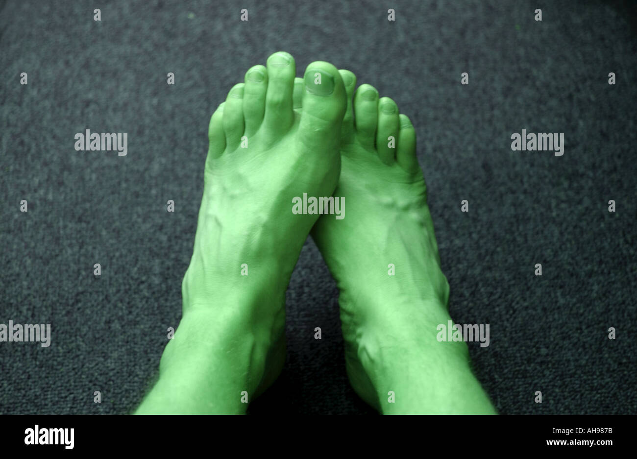 Green feet hi-res stock photography and images - Alamy