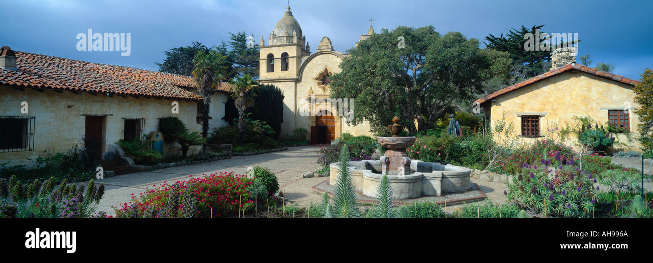 Mission San Carlos Borromeo de Carmelo Carmel CA Stock Photo - Alamy