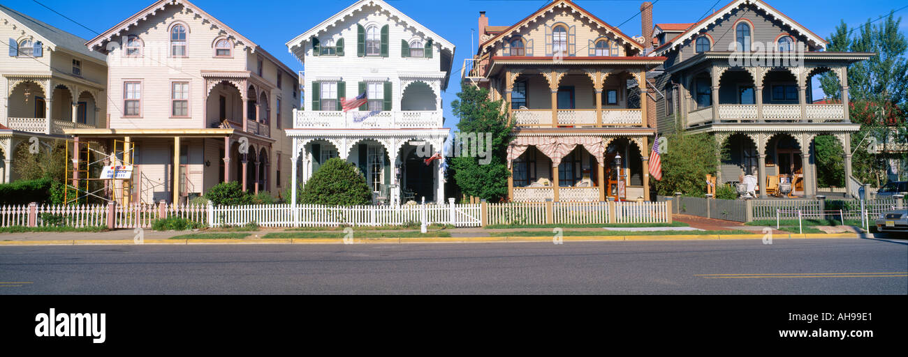 Victorian homes in Cape May NJ Stock Photo - Alamy