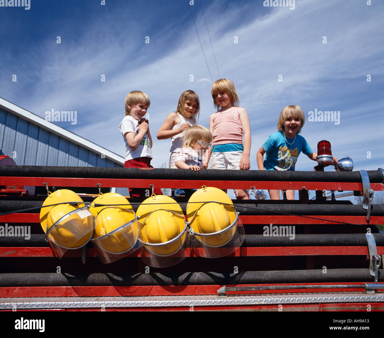 Children fire engine hi-res stock photography and images - Alamy