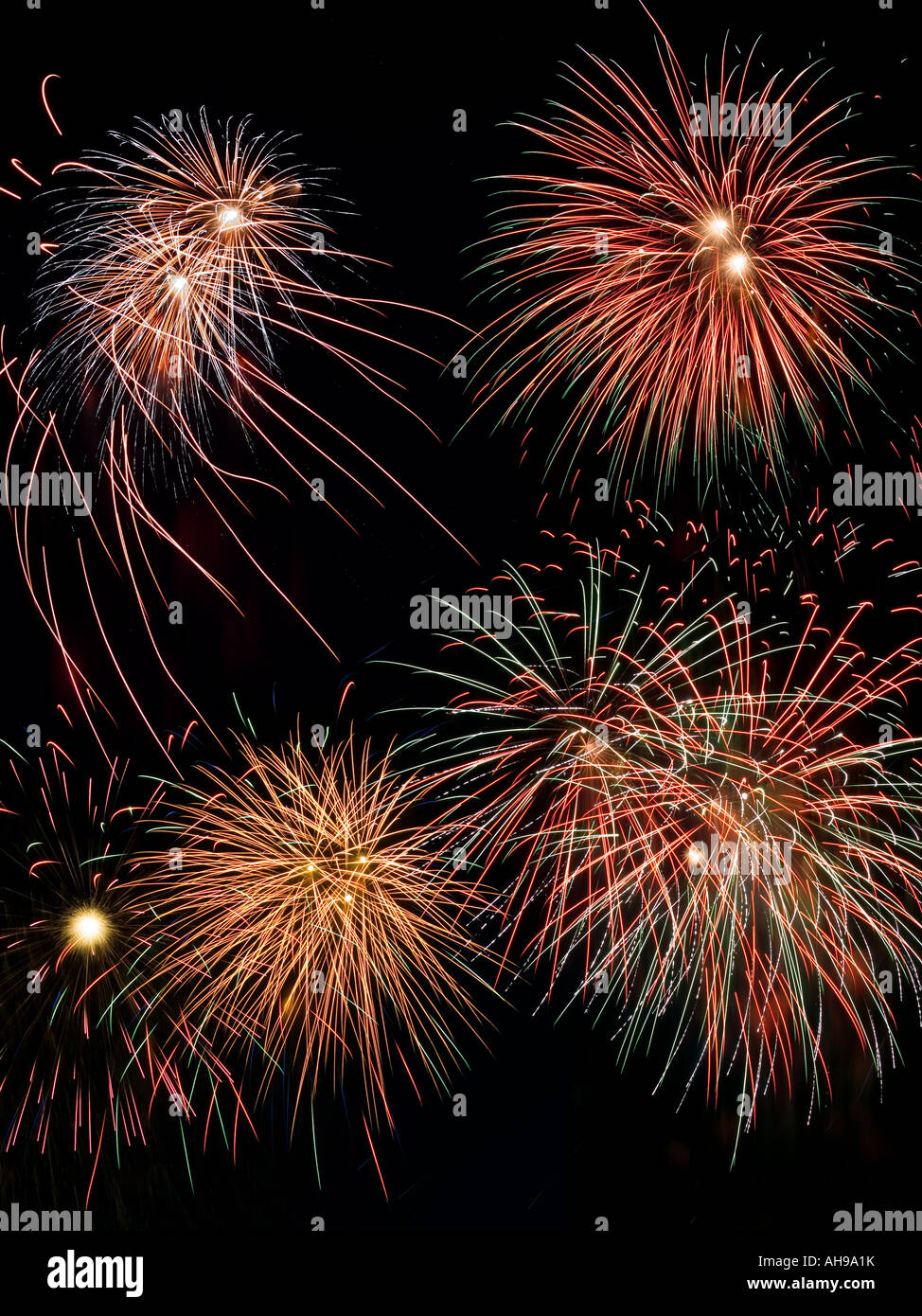 Different fireworks high resolution Stock Photo - Alamy