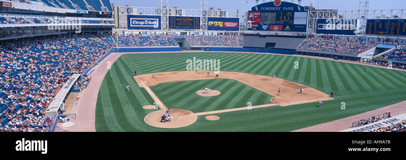 New Comiskey Park Chicago IL White Sox v Rangers Stock Photo - Alamy