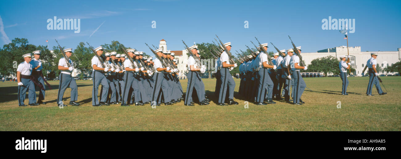 Cadet review the Citadel Charleston South Carolina Stock Photo - Alamy