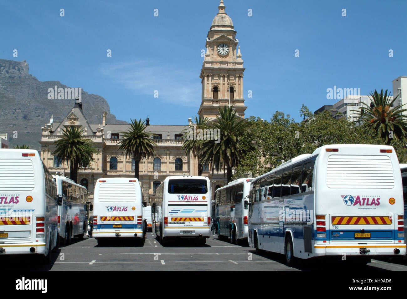 City Hall Cape Town South Africa Springbok Atlas Coaches Tour Buses RSA ...