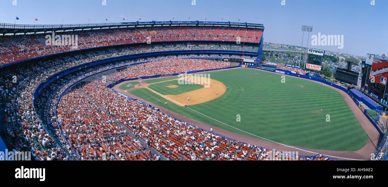 Shea Stadium New York NY Mets v SF Giants Stock Photo - Alamy