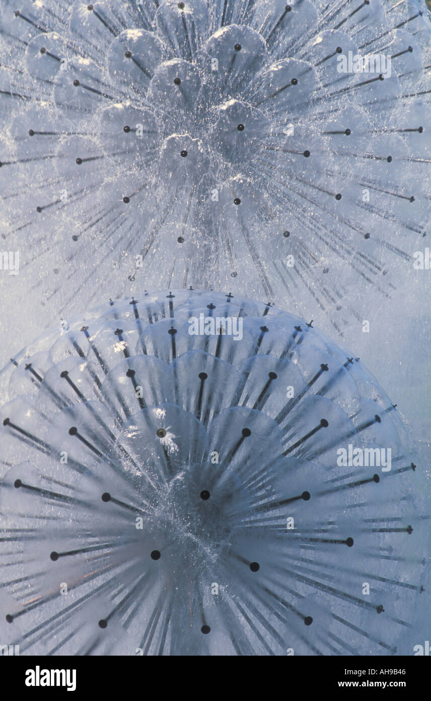 The Ferrier fountain Dandelion shaped fountains outside the ...