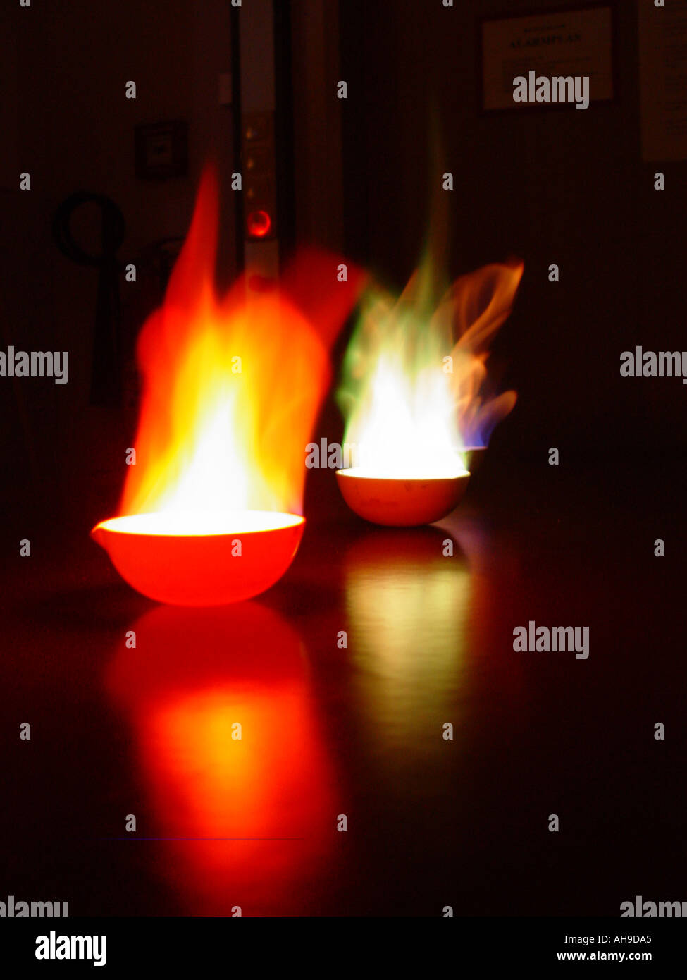 Impression from the chemistry laboratory Experiments with fire and ...