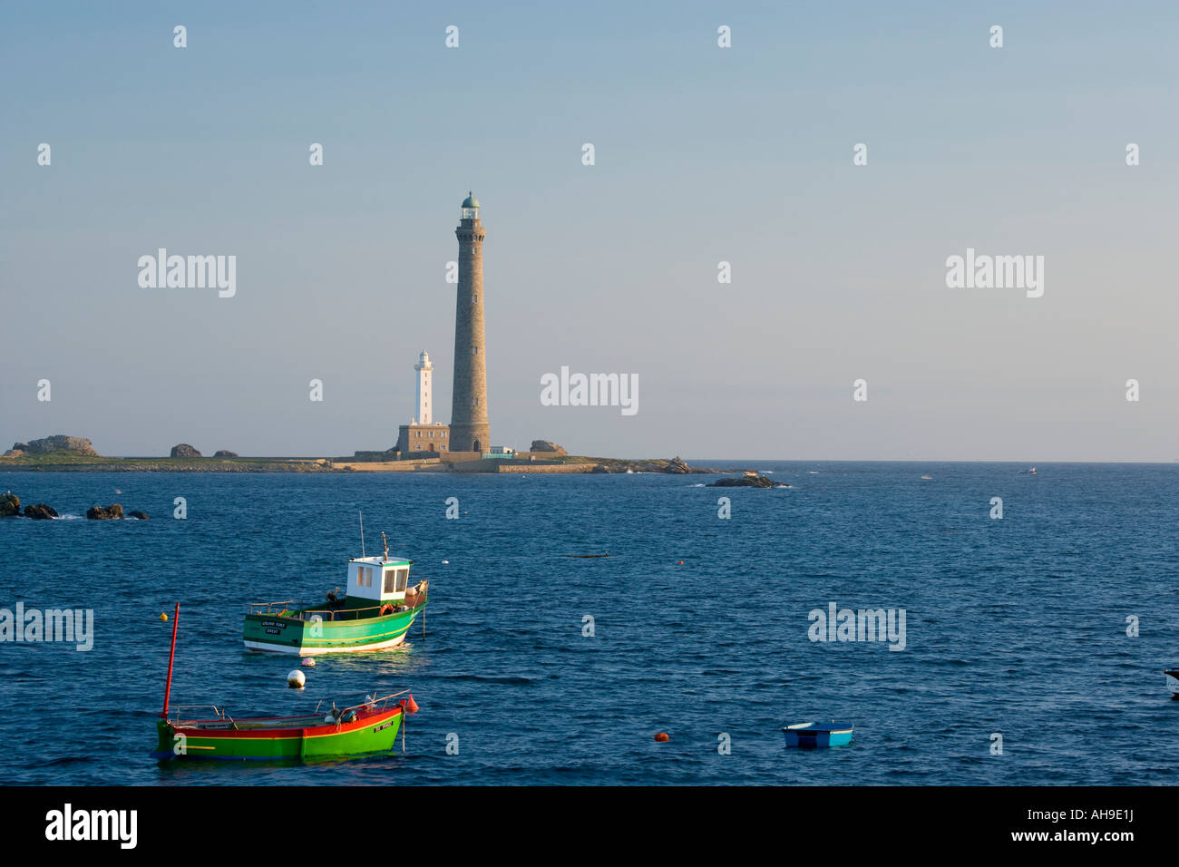 France Brittany Finistère Lighthouse de i lle Vierge Stock Photo - Alamy