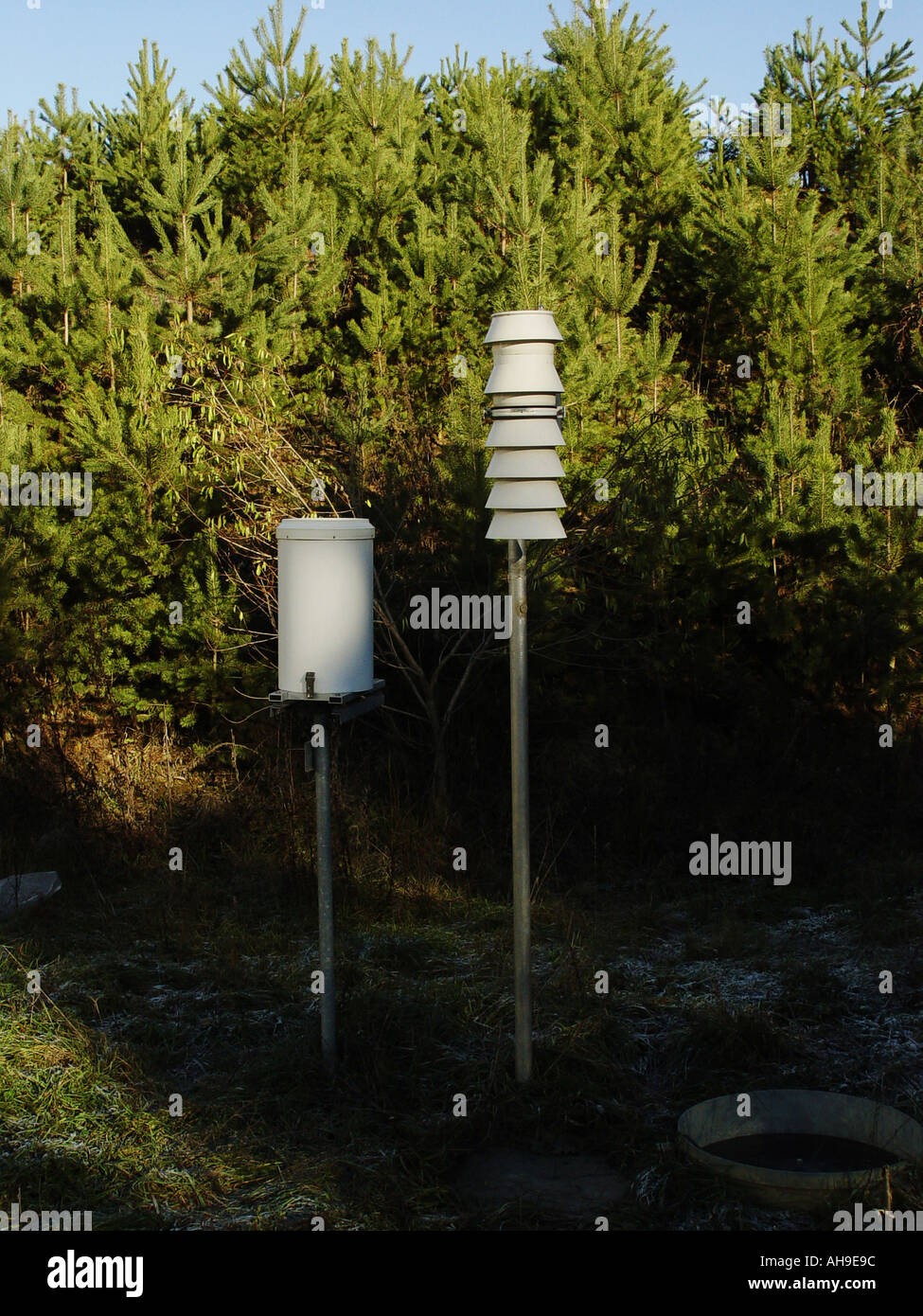 Impressions of a recycling of waste plant and a garbage depot Stock ...