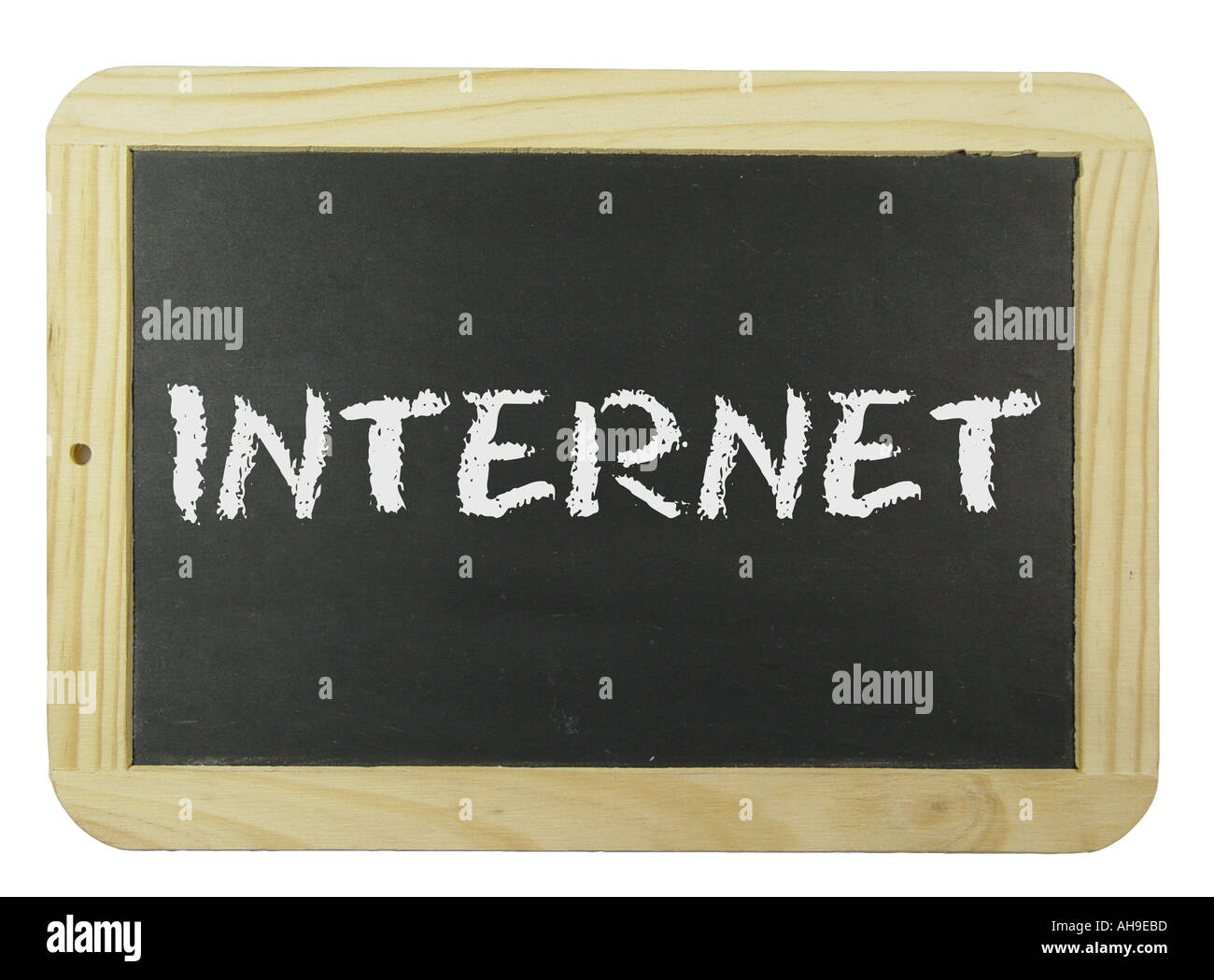 Board with Internet term Symbol picture for electronic learning and ...