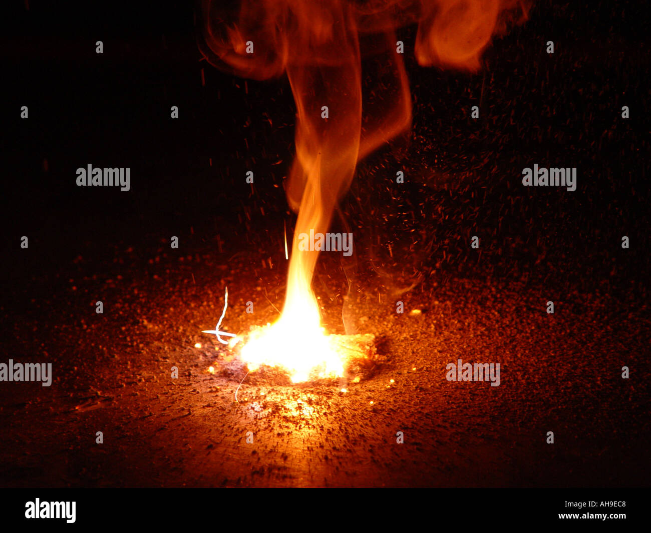 Impression from the chemistry laboratory Experiments with fire and ...