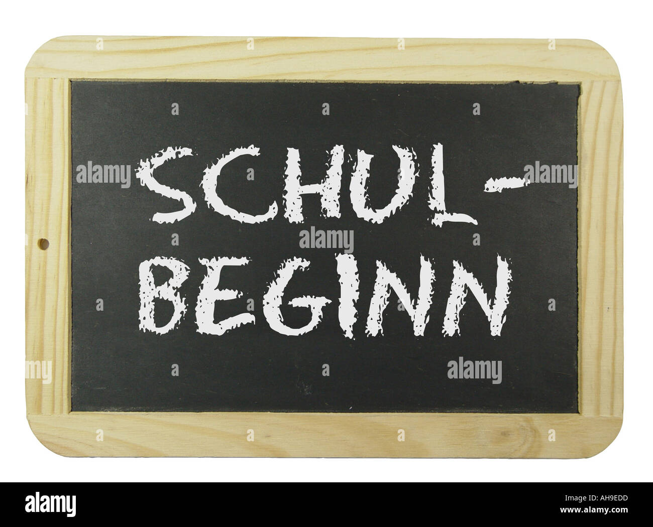 Chalk board with the label school beginning Symbol for school learning ...