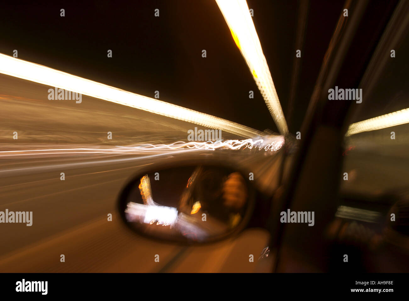 Rearview mirror night hi-res stock photography and images - Alamy