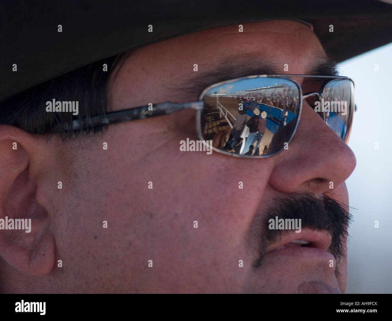 Rodeo fans watching the Tucson Rodeo in Tucson Arizona Stock Photo - Alamy