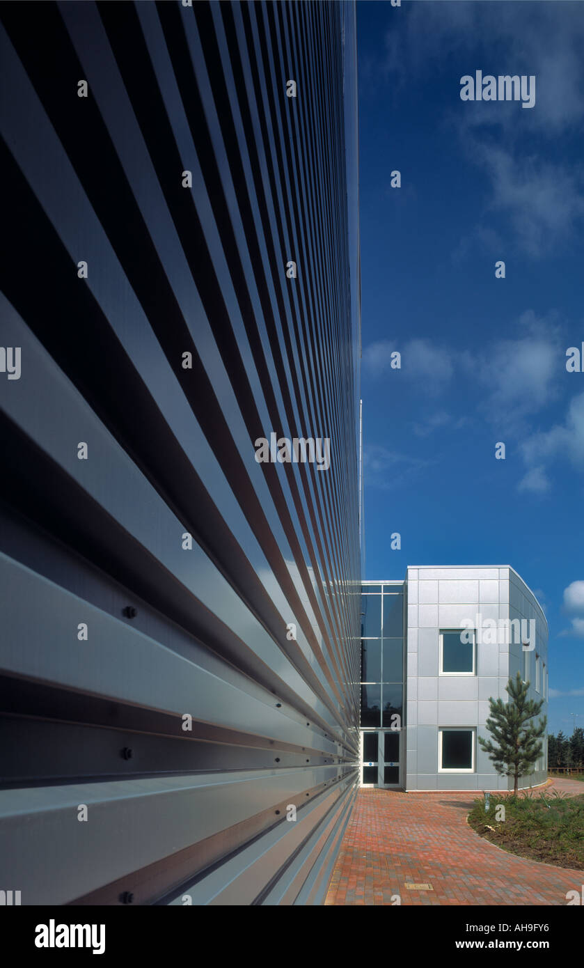 Cladding detail at the Apex Centre - Milton Keynes Stock Photo - Alamy