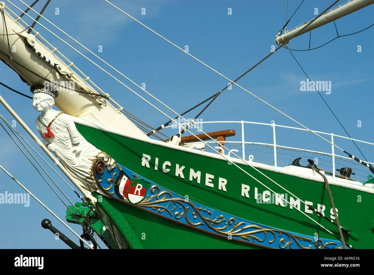 Museumship Rickmer Rickmers Stock Photo - Alamy