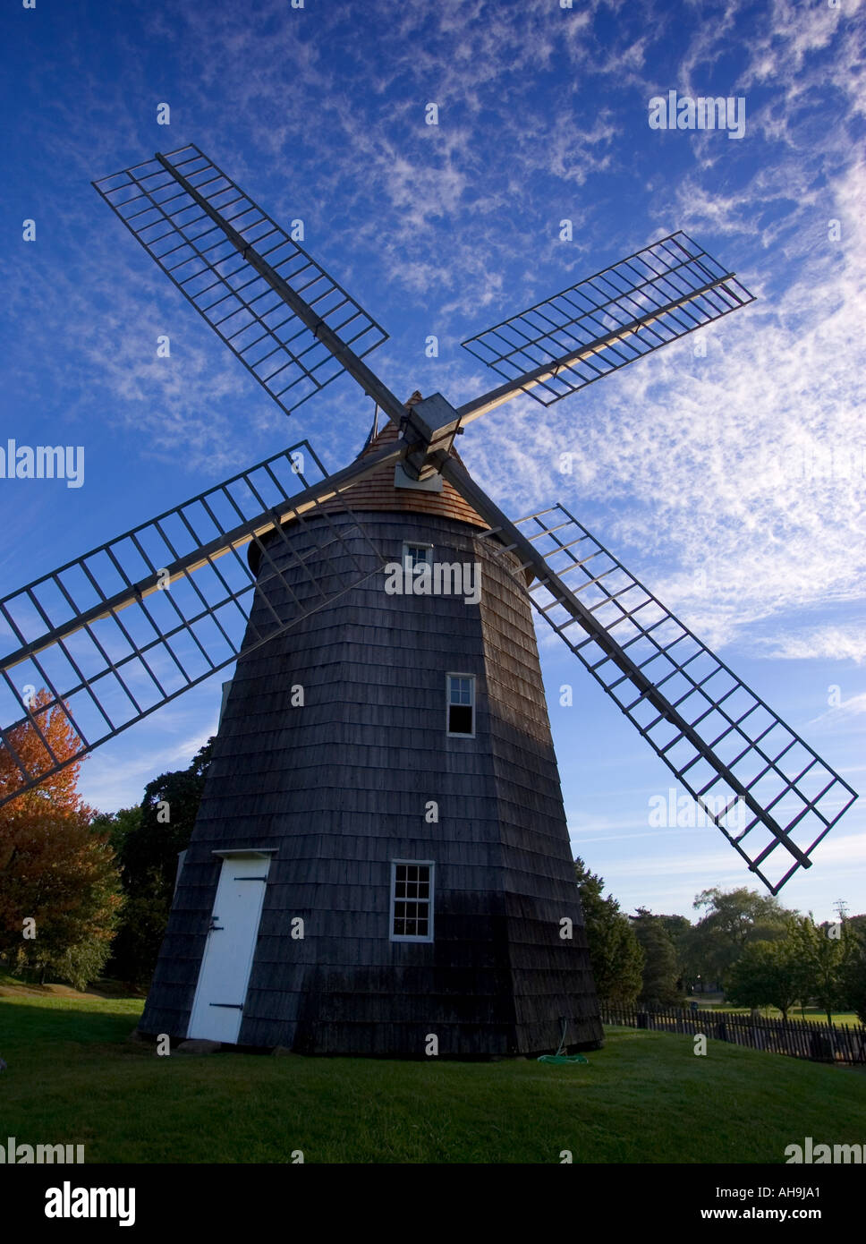 Old windmill in East Hampton NY Stock Photo - Alamy