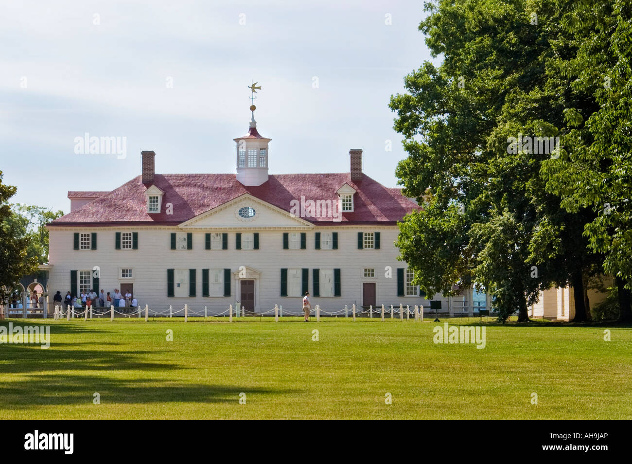 Home of Former President George Washington, Mount Vernon Virginia Stock ...