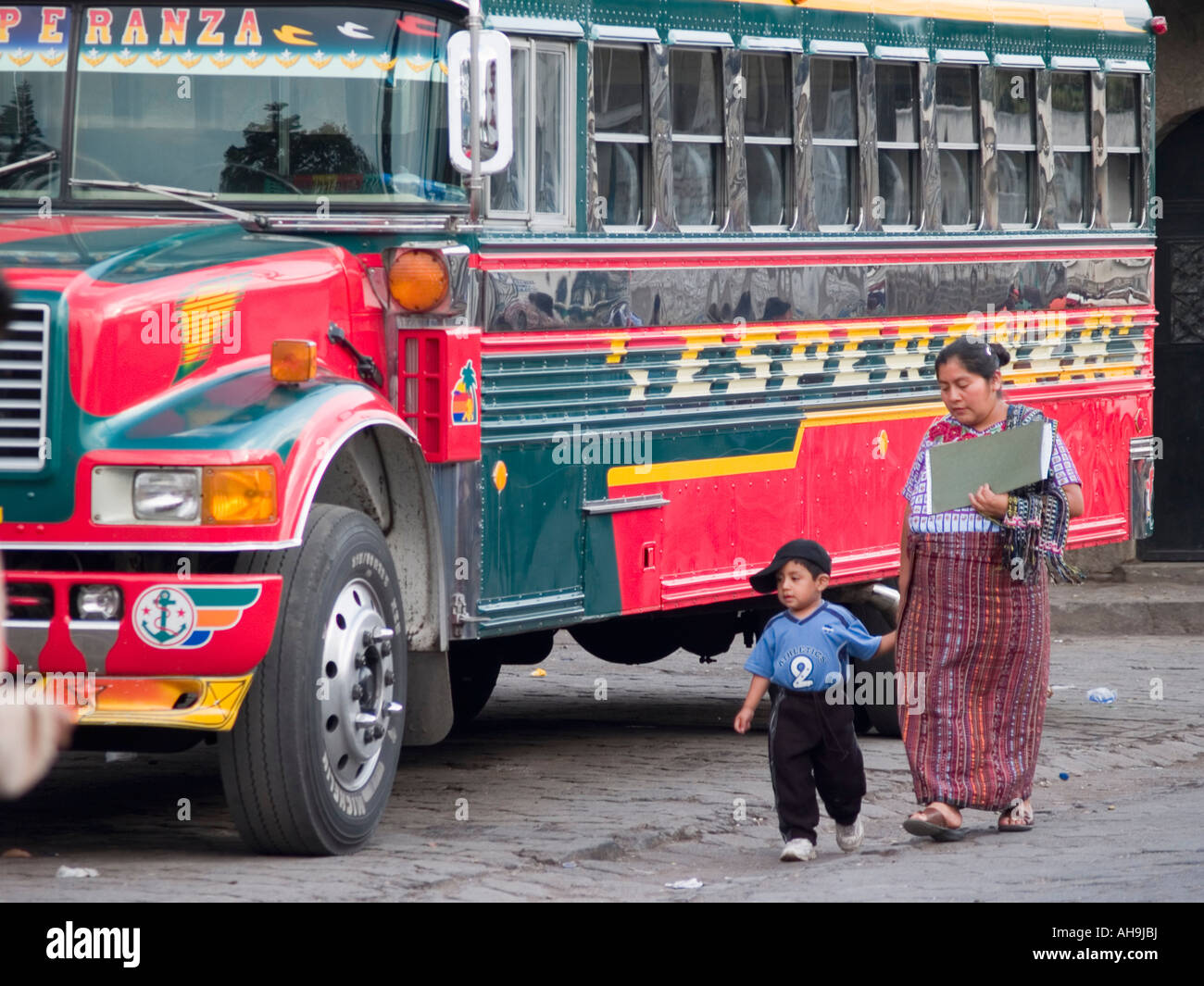 People at bus station Stock Photo - Alamy