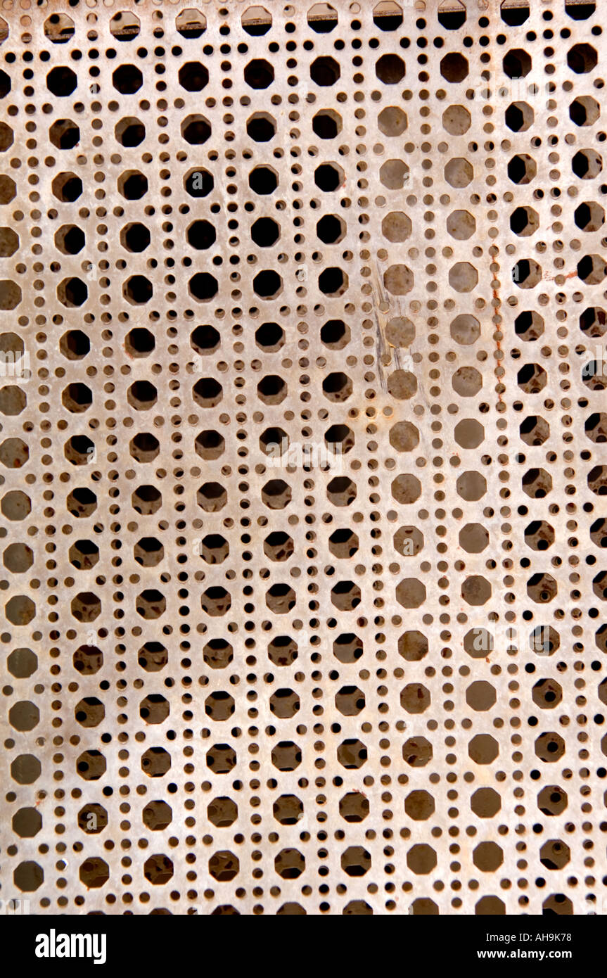 Metal grill pattern Stock Photo - Alamy