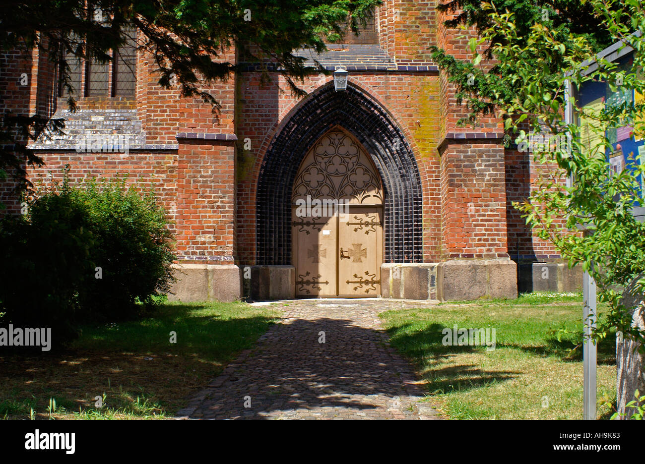 entry gate barth Stock Photo - Alamy