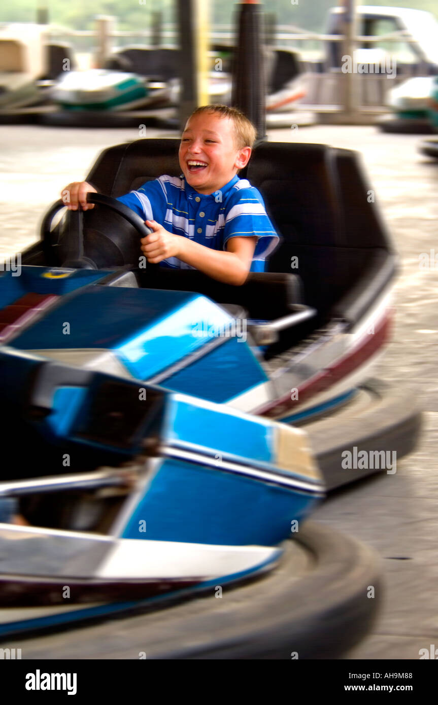 Boy child kid ride fair car hi-res stock photography and images - Alamy
