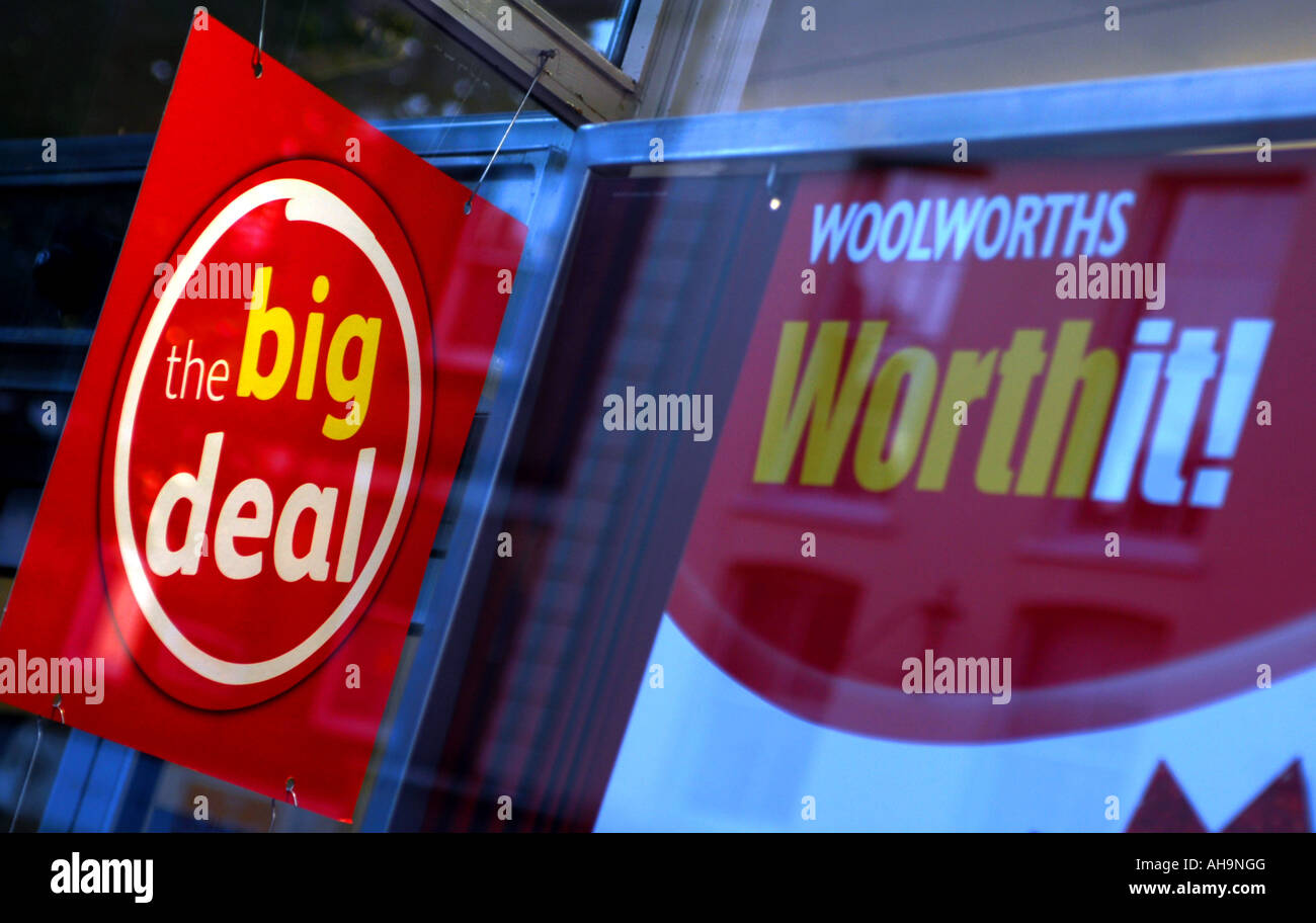 Woolworths signage hi-res stock photography and images - Alamy