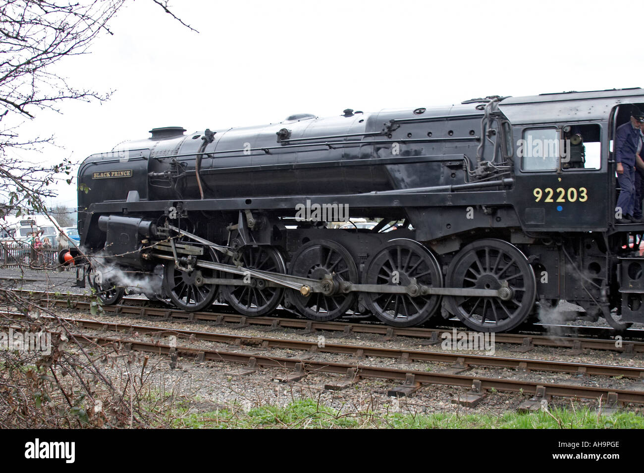 Steam Engine 92203 Black Prince at Toddington Station on ...