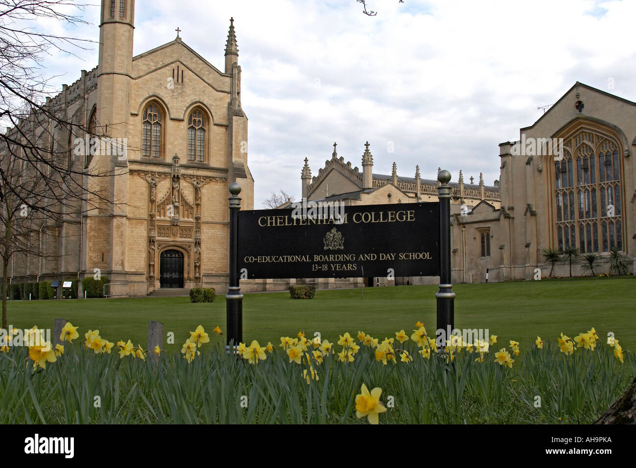 Cheltenham College public school in historic Georgian Cotswold town of ...