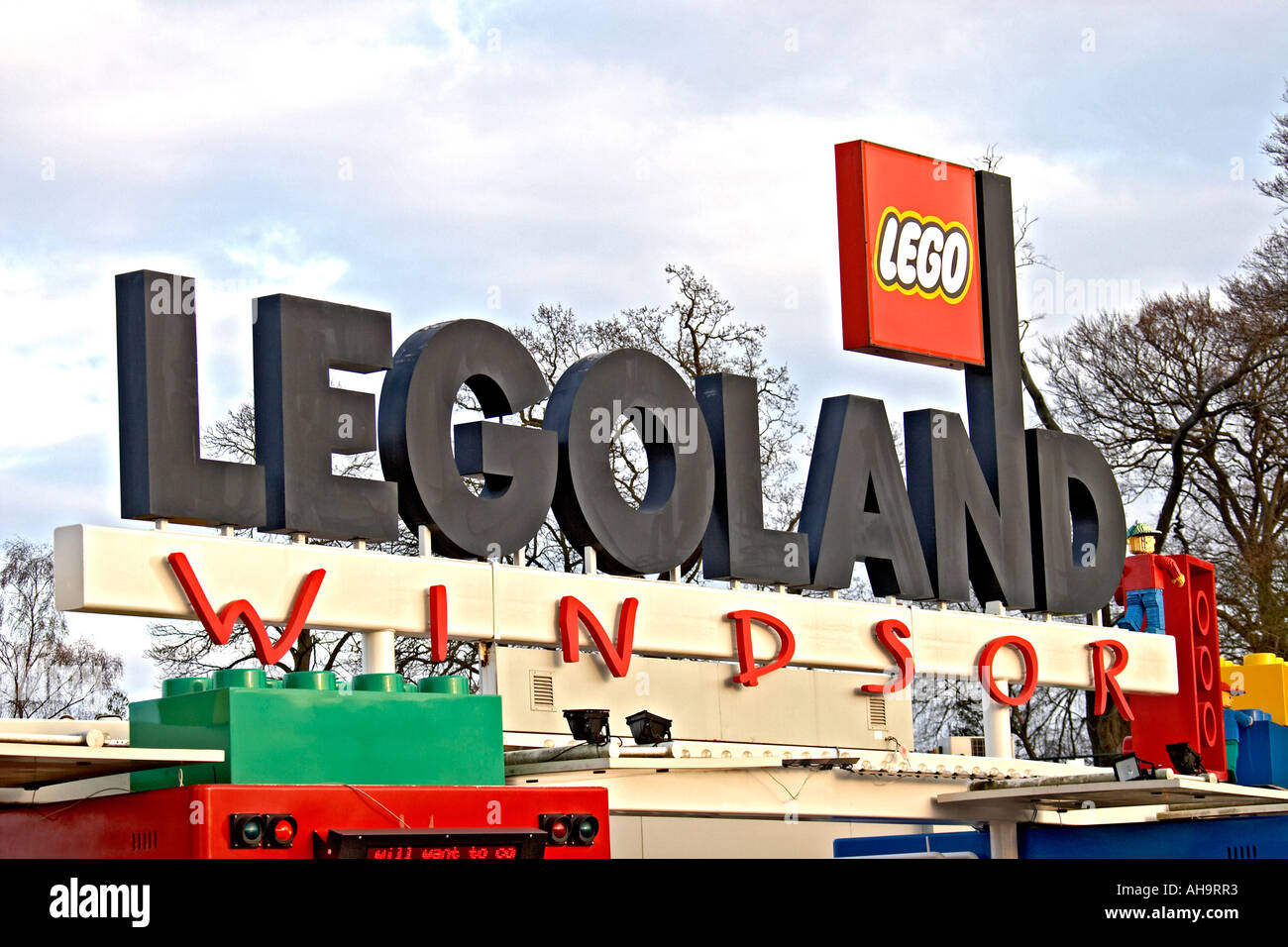 Legoland theme park entrance gates family visitor attraction Windsor ...
