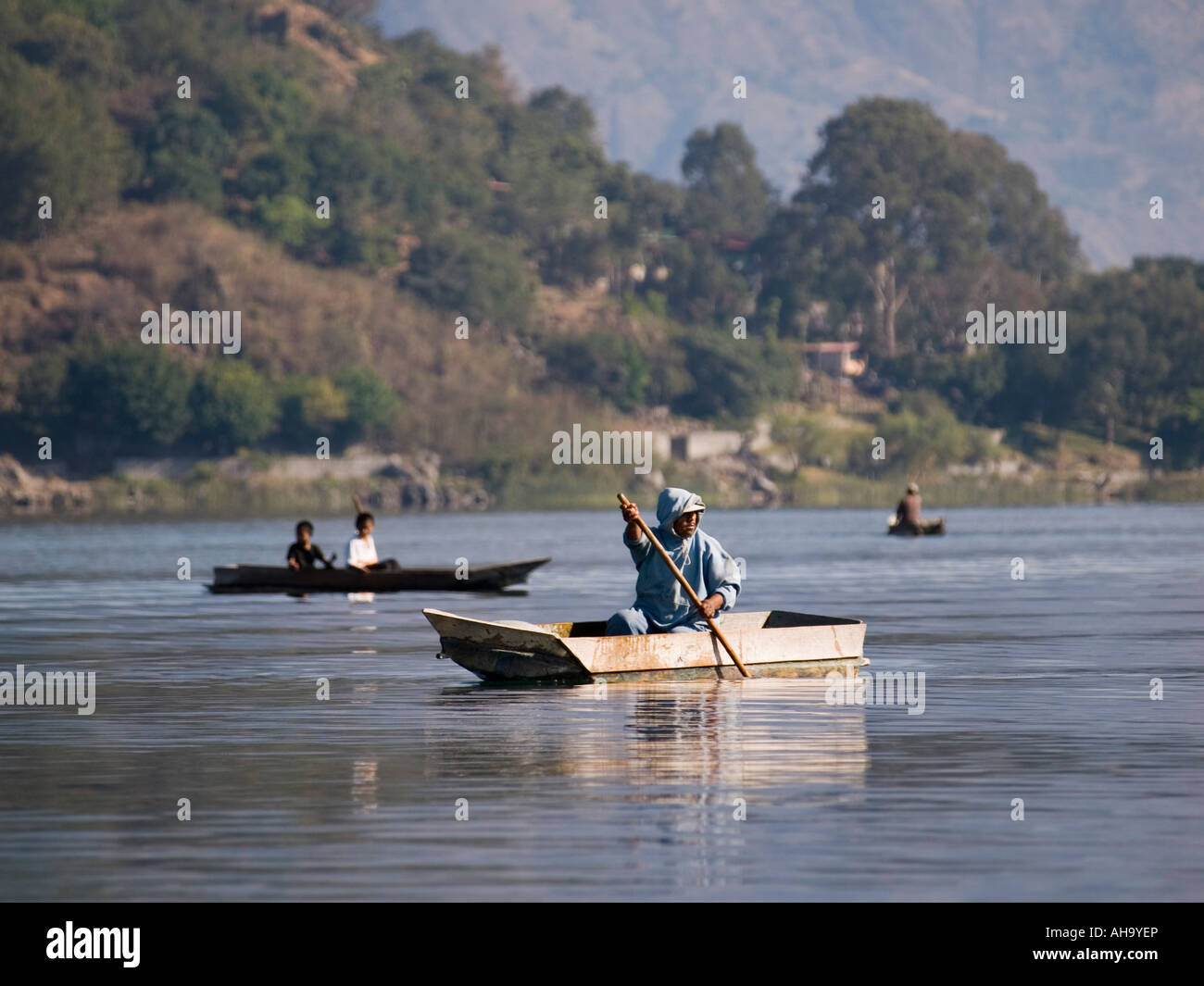 Fishermen at work Stock Photo - Alamy