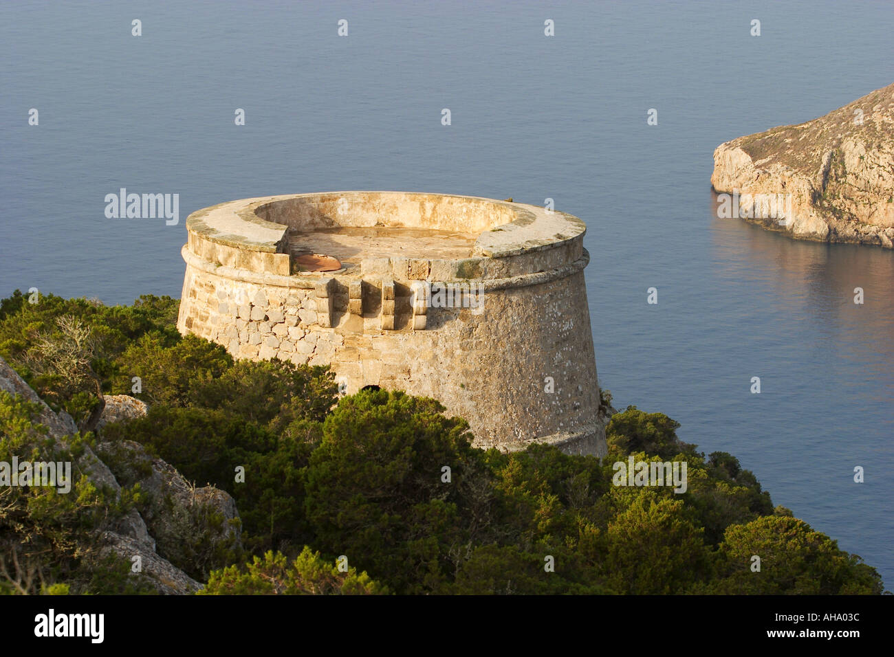 tower Torre des Savinar Ibiza Stock Photo - Alamy