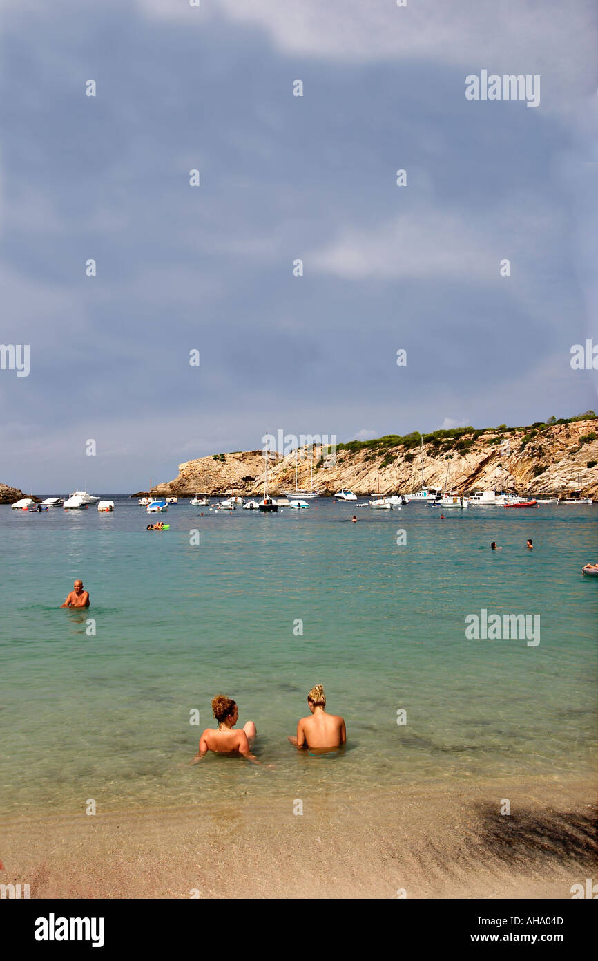 Cala Vedella Ibiza Stock Photo - Alamy