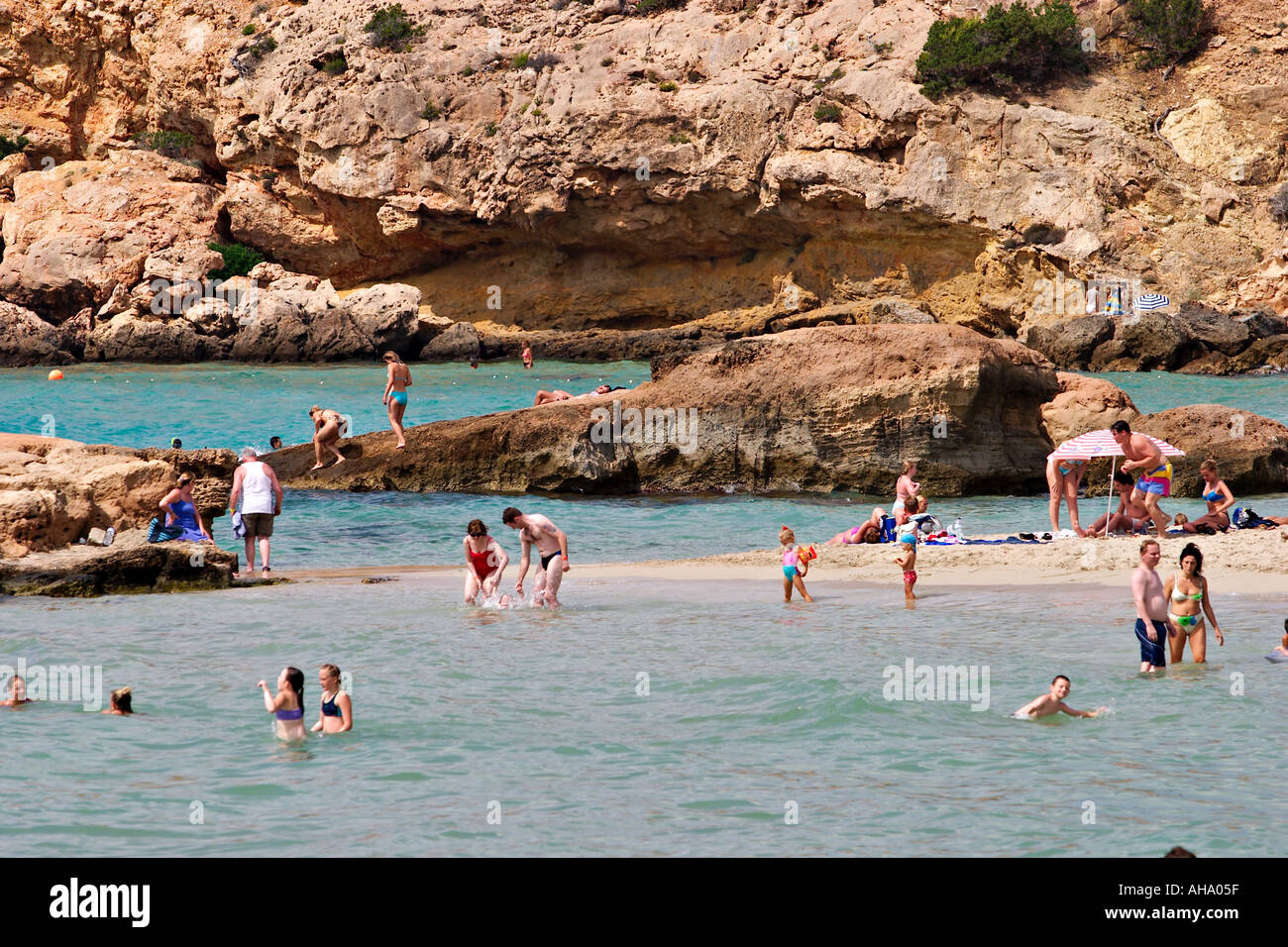 Cala Tarida Ibiza Stock Photo - Alamy