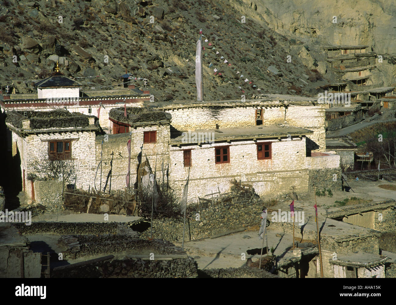 House in Marpha , Nepal Stock Photo - Alamy