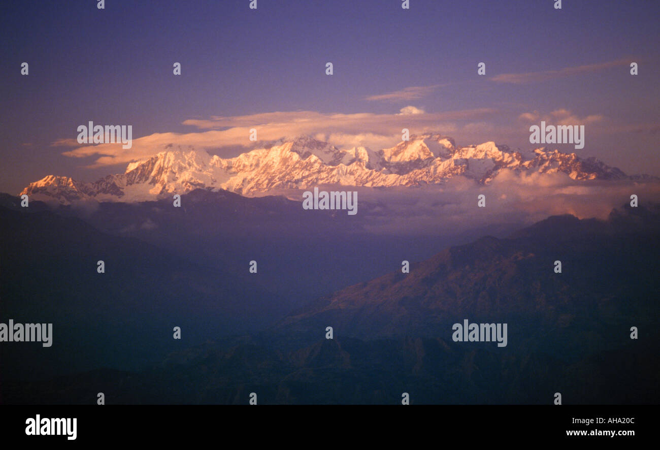 Himalayas as seen from Kathmandu valley, Nepal Stock Photo - Alamy