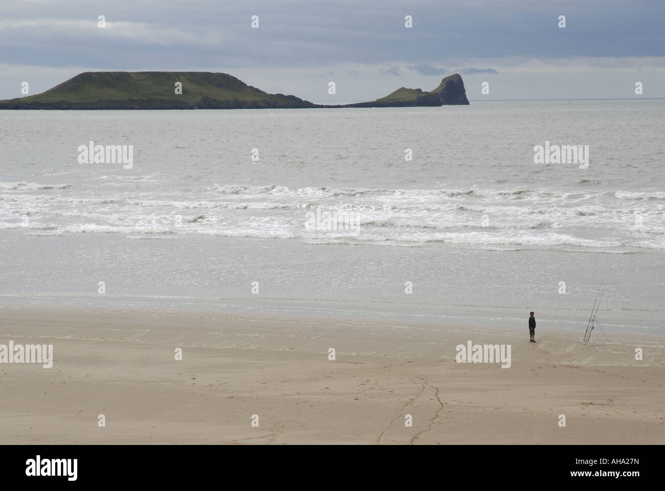 Worms head, Wales, UK Stock Photo - Alamy