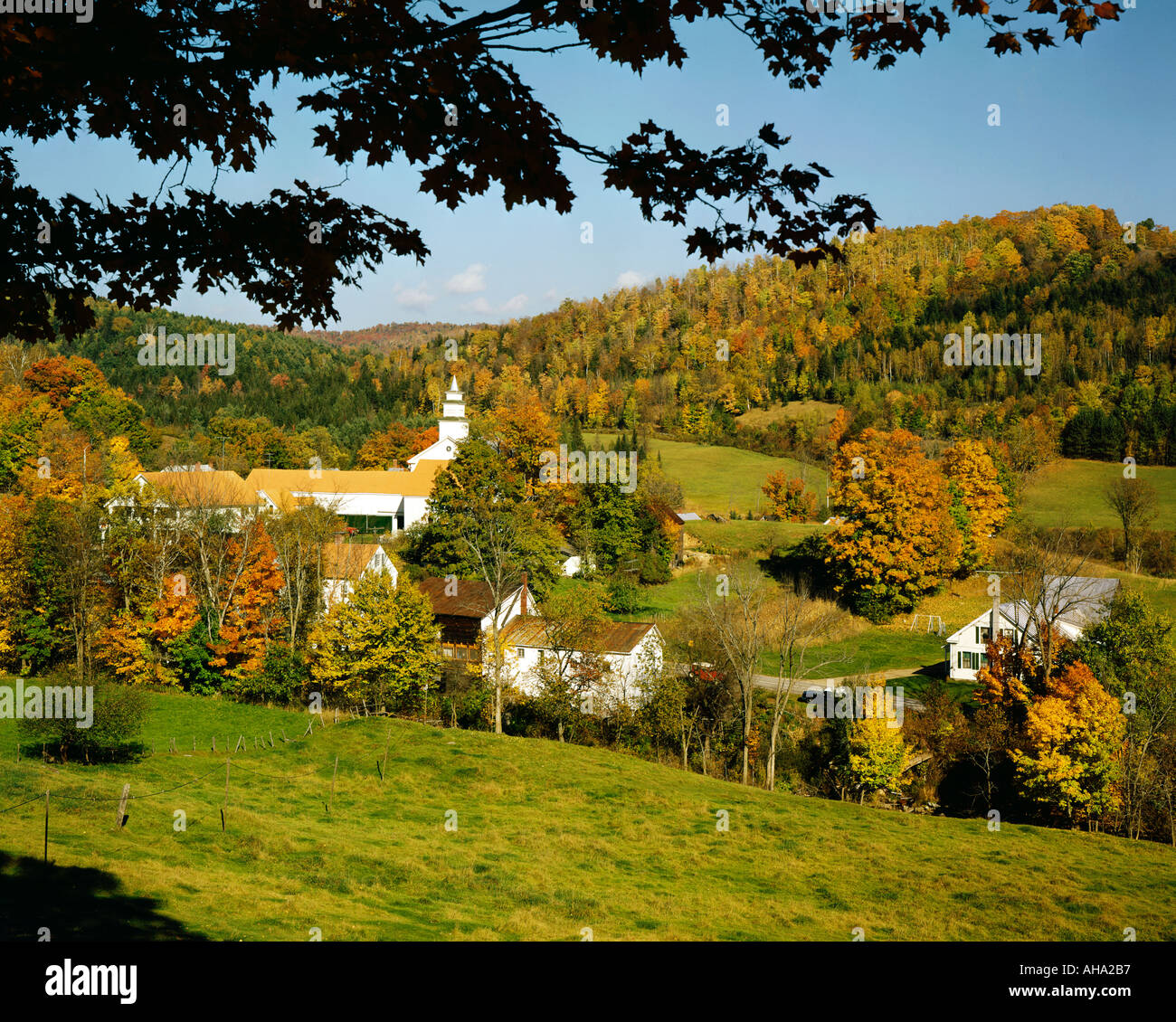 church and village of East Topsham Vermont USA Stock Photo - Alamy