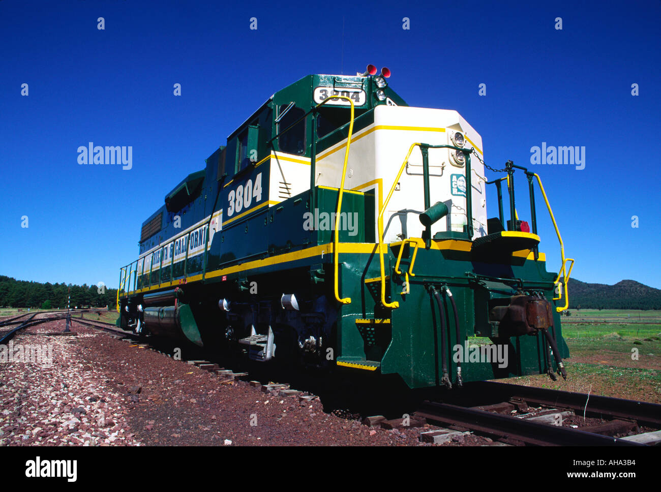 Freight train locomotive Stock Photo - Alamy
