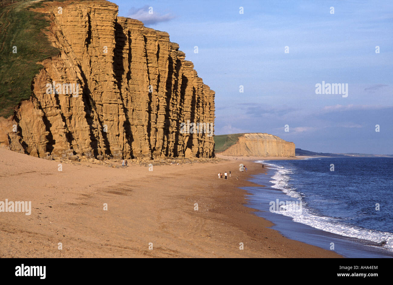 East Cliff, West Bay, Bridport, West Dorset, England, UK Stock Photo ...