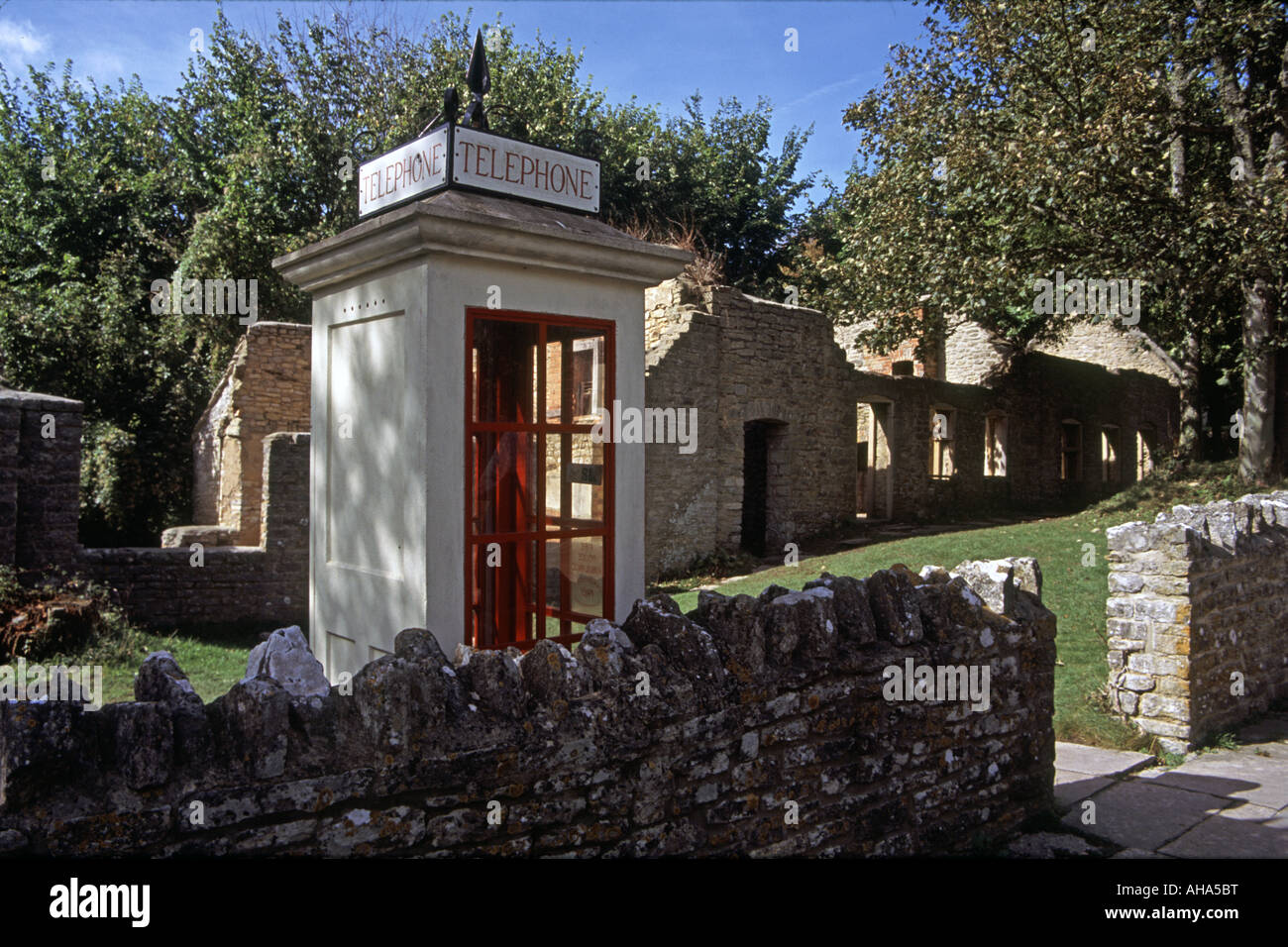 Lost village of Tyneham Dorset England Stock Photo - Alamy