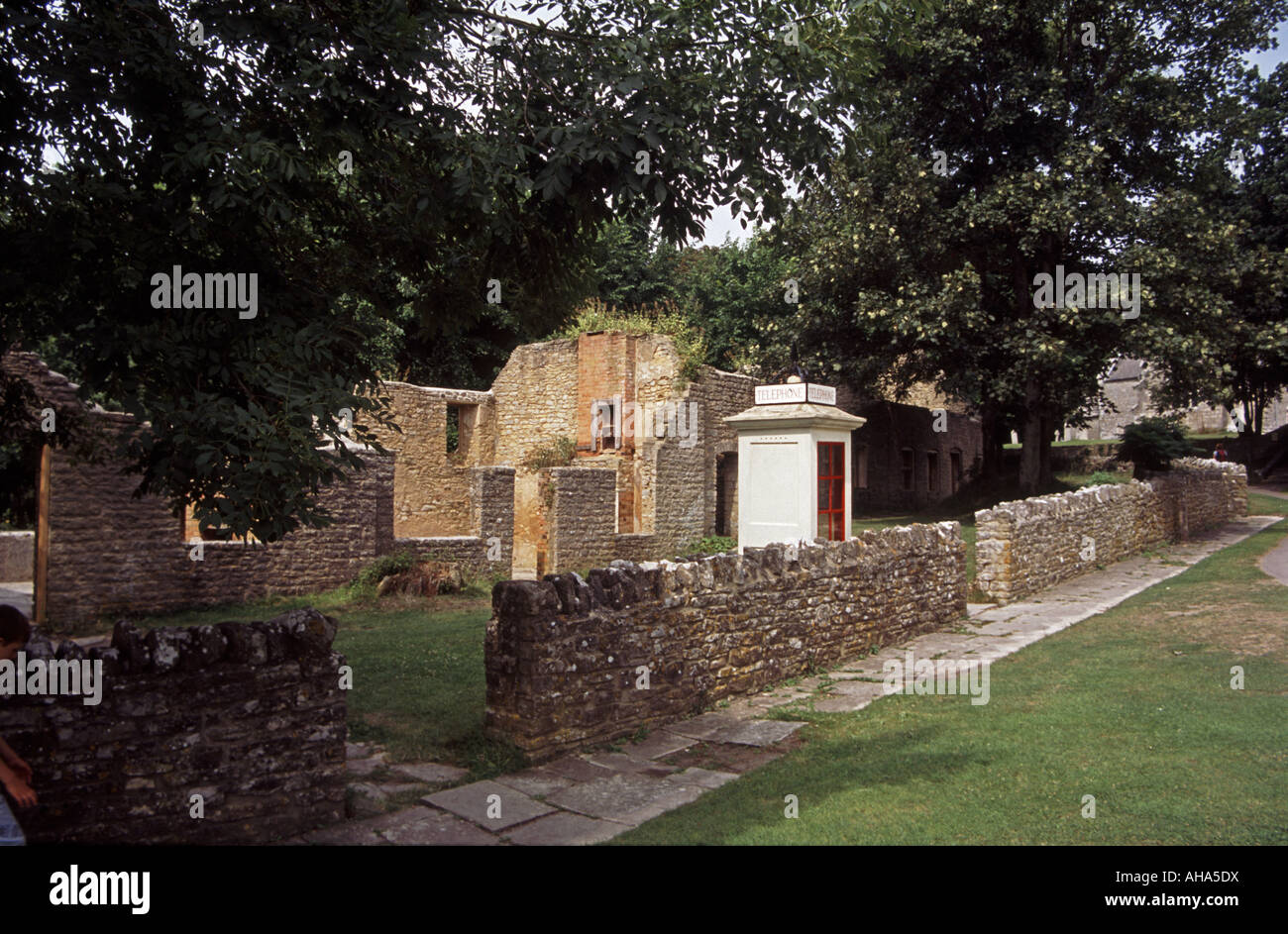 Lost village of Tyneham Dorset England Stock Photo - Alamy
