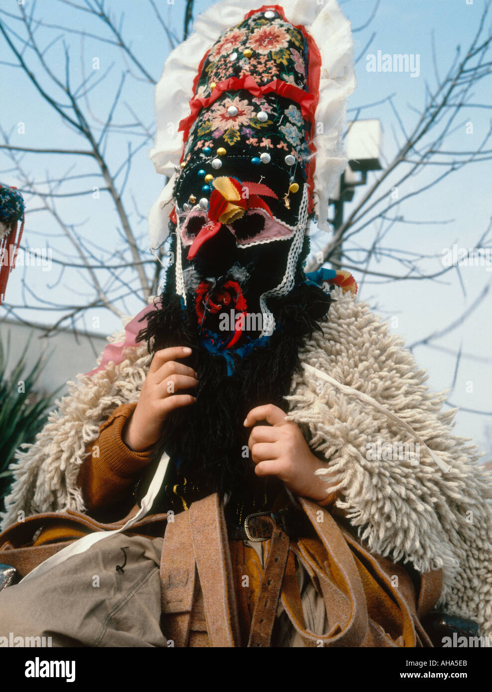 Man in mummery costume Stock Photo - Alamy