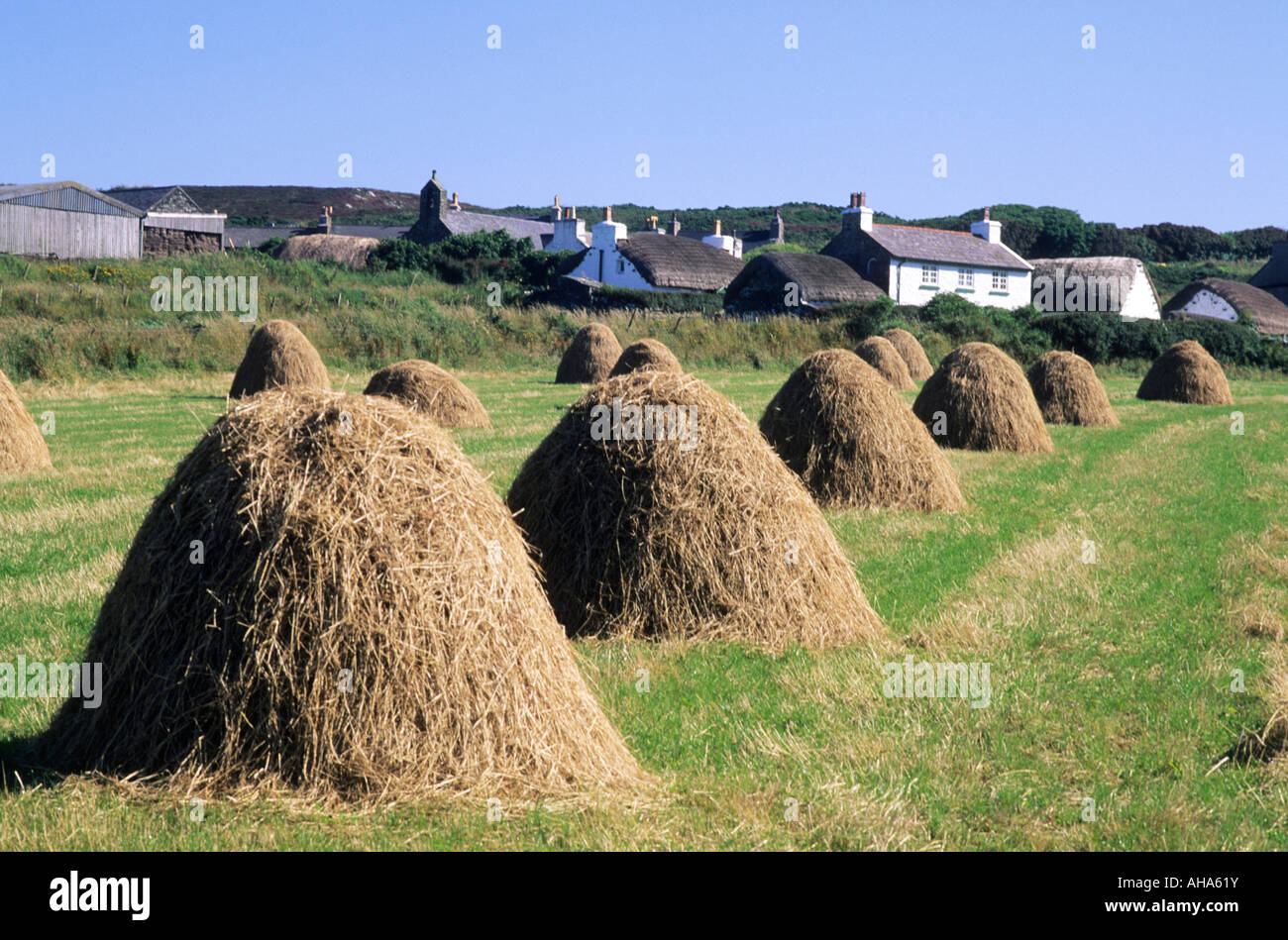 Cregneash Folk and Farm Museum Isle of Man Cregneish Stock Photo - Alamy