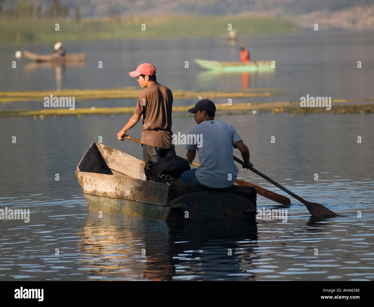 Fishermen at work Stock Photo - Alamy