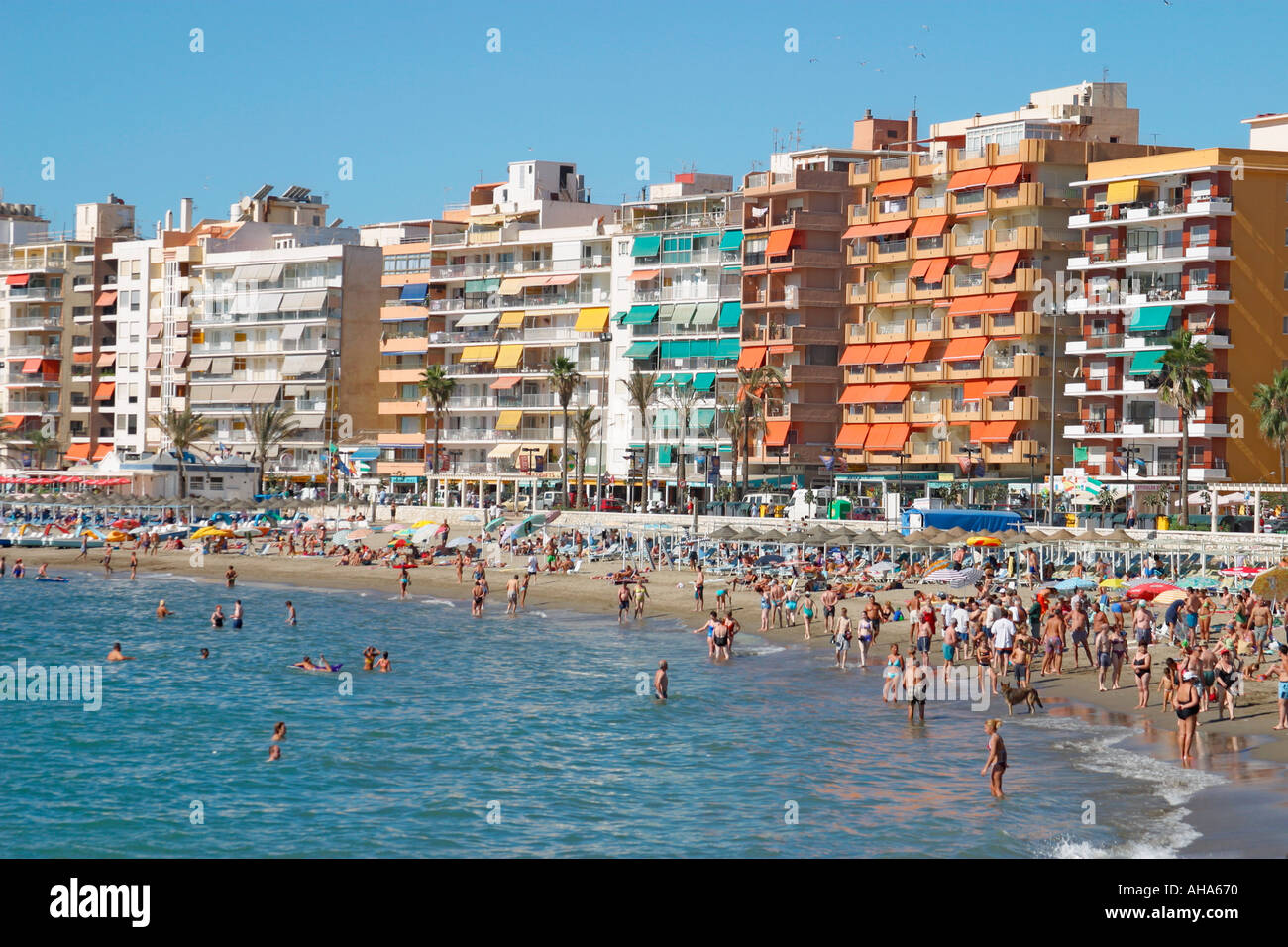 Fuengirola beach scene hi-res stock photography and images - Alamy