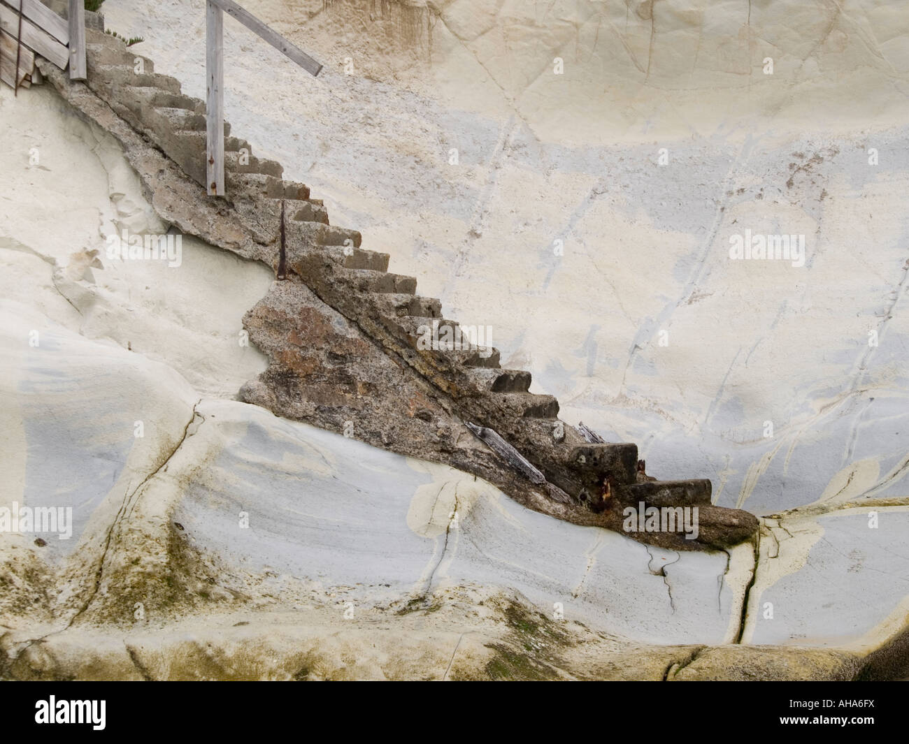 Stair case in beach sand hi-res stock photography and images - Alamy