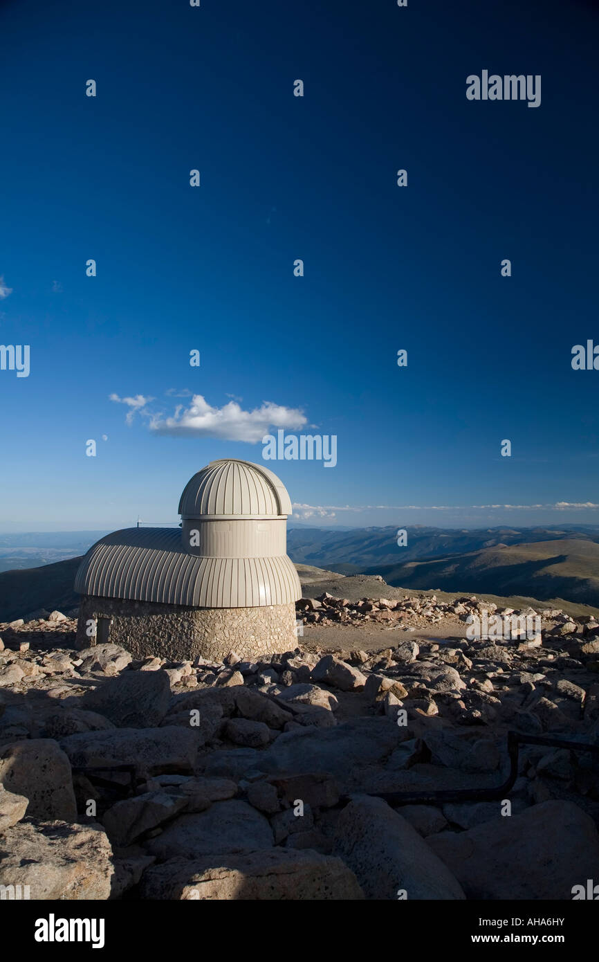 Meyer Womble Observatory on Mt Evans, Colorado Stock Photo - Alamy